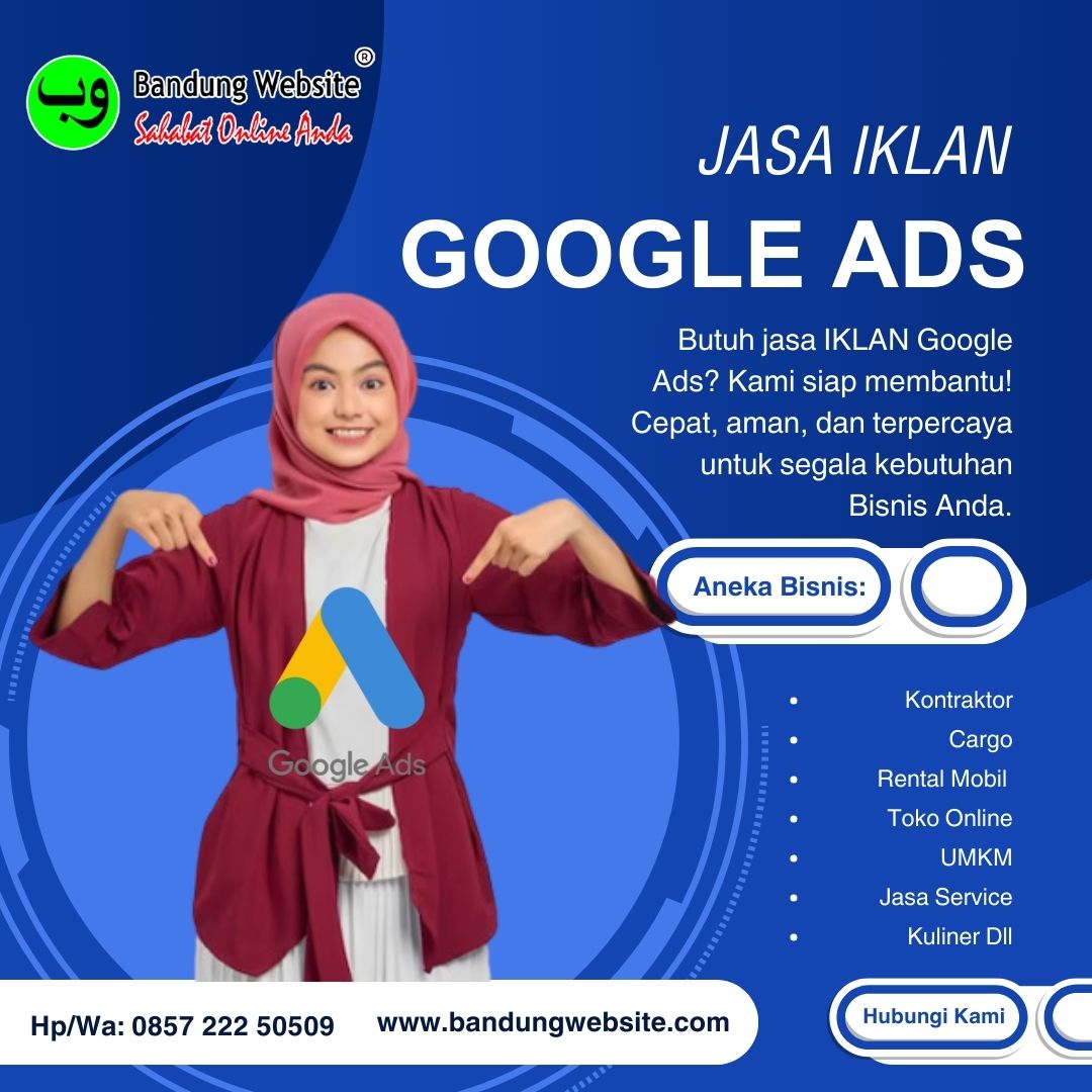 Jasa Iklan Google Bandung - Bandung Website - Bandung Website